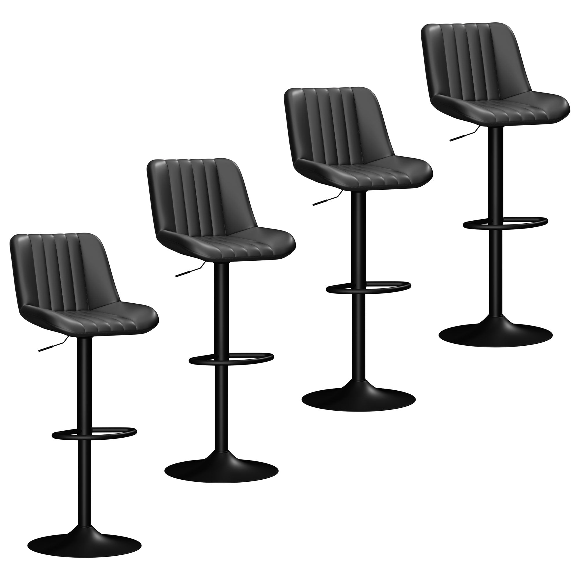 Black high chair for kitchen store